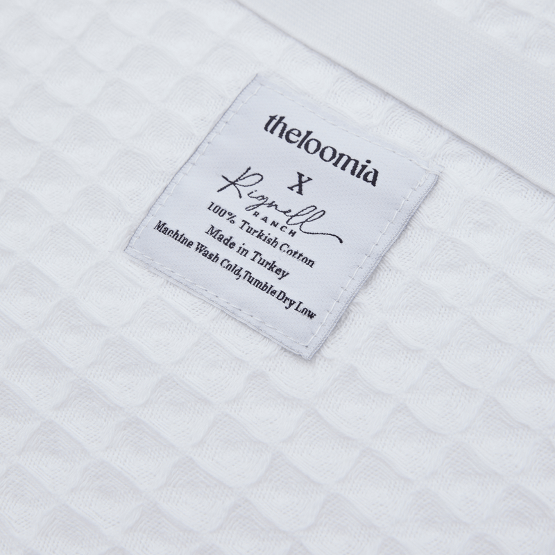 The Raftyn Waffle Weave Hair Towel – The Loomia