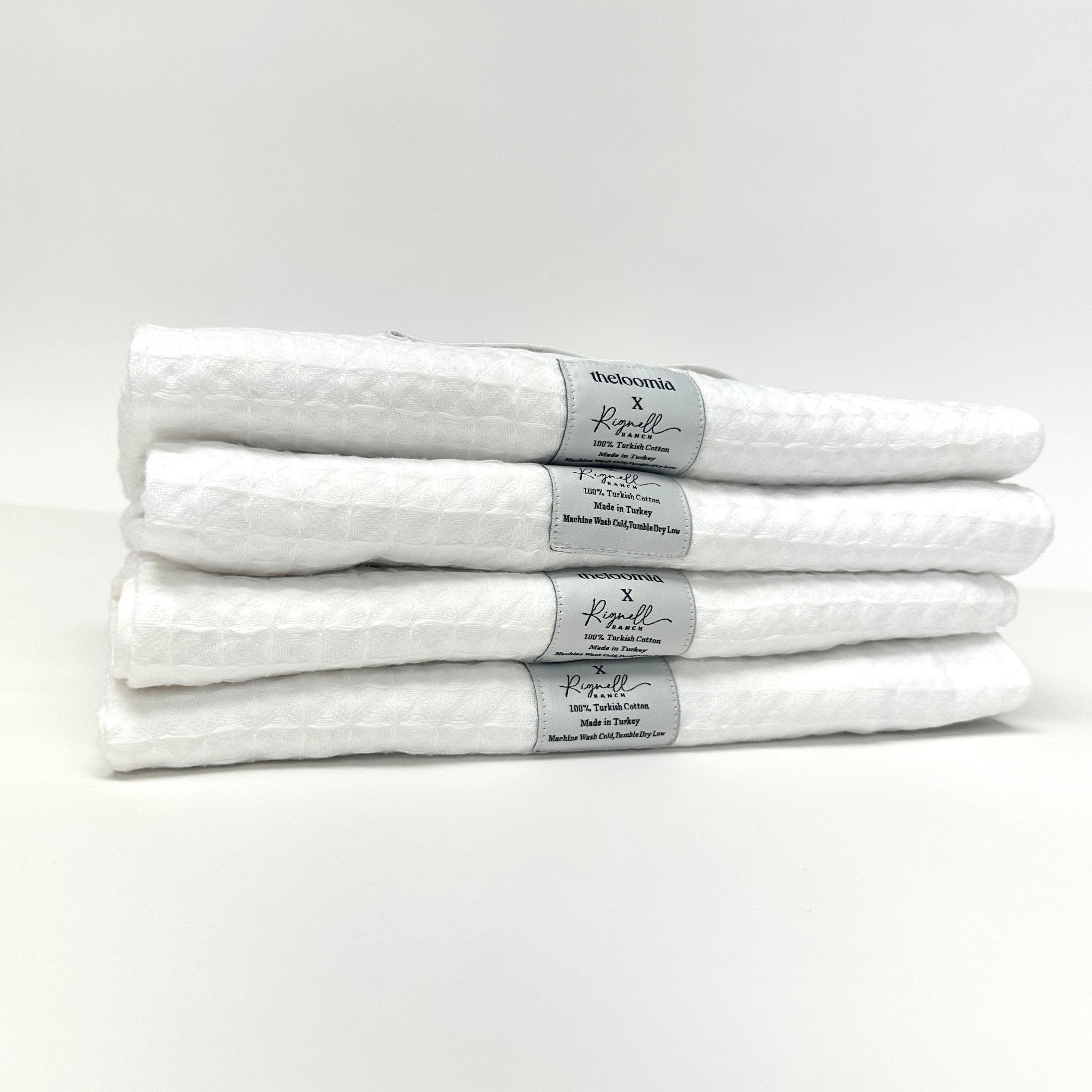 The Raftyn Waffle Weave Hair Towel – The Loomia